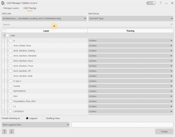 CAD Tracing - DiRoots.DiStem.Releases